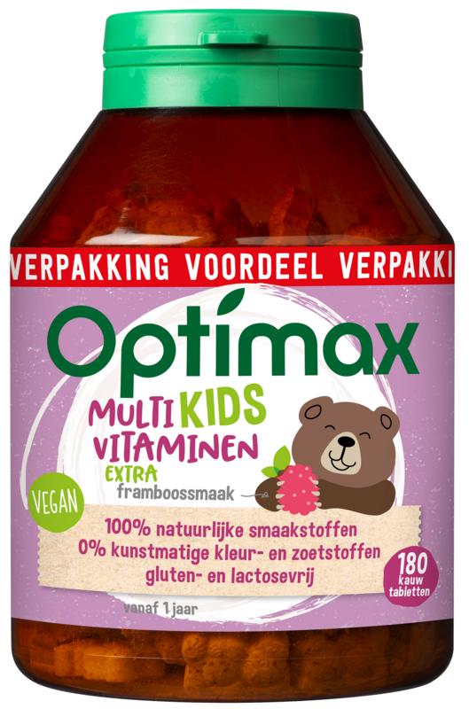 Kinder multivit extra Optimax 180kt - Snel Online Kopen