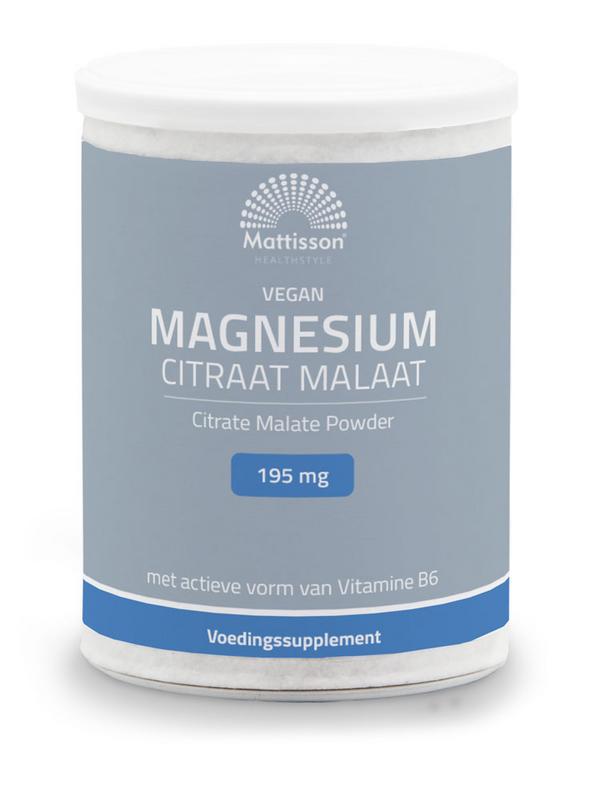 Mattisson Magnesium citraat malaat | De Gezondheidslijn