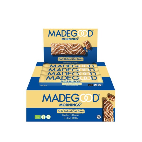 Morning bar blueberry bio Madegood 30g | De Gezondheidslijn